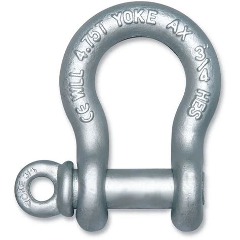 Yoke 8 837 10 Forged Anchor Shackle 3 8 1 Ton Carbon Steel