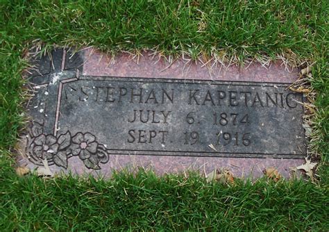 Stephan Kapetanic 1874 1916 Find A Grave Memorial