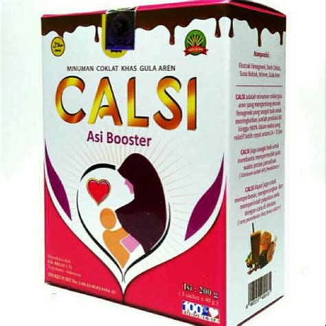 Jual Calsi Asi Booster Minuman Coklat Pelancar Dan Penambah Asi Original Shopee Indonesia