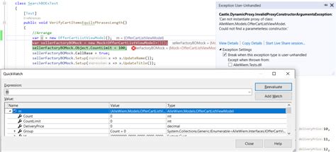 can not instantiate proxy of class · issue 924 · devlooped moq · github
