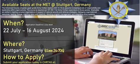 Civilian Education System Ces Advanced Course Coming To Stuttgart