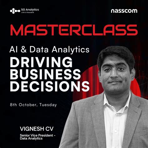 Sg Analytics On Linkedin 🚀 Master Class Alert Ai And Data Analytics