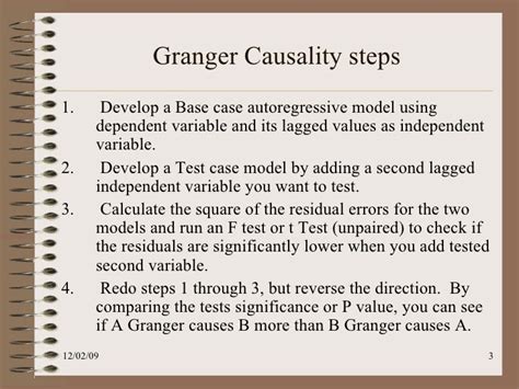Granger Causality