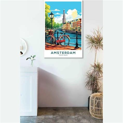 Plakat Amsterdam Vintage Vintage Posters Classic Architecture
