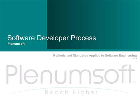 Software Developer Process Ppt Computer Software And Applications