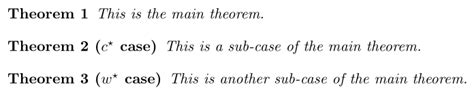 Math Mode Writing A Theorem Inside A Theorem TeX LaTeX Stack Exchange