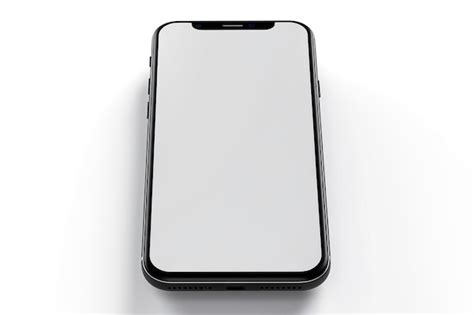 Premium Photo Phone Mockup Template Smartphone With Blank Screen