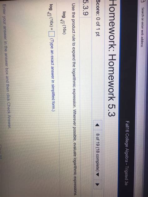 Solved Use The Product Rule To Expand The Logarithmic