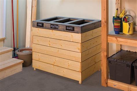10 Diy Recycling Bins And Bin Holders You Can Build Today With Pictures
