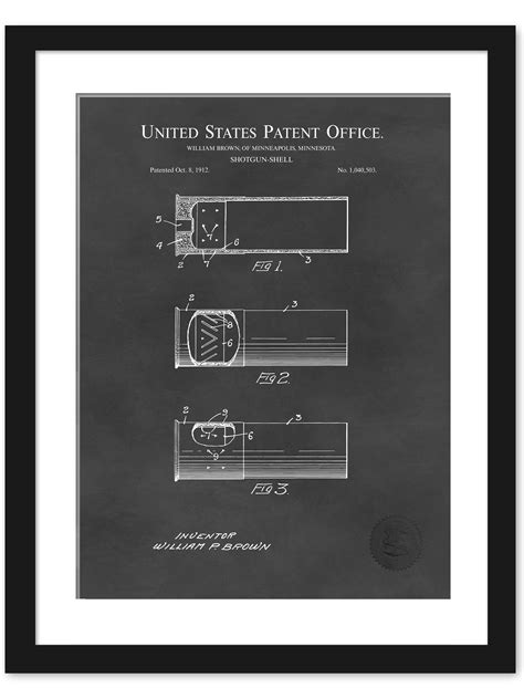 Shotgun Shell Design 1900 Patent