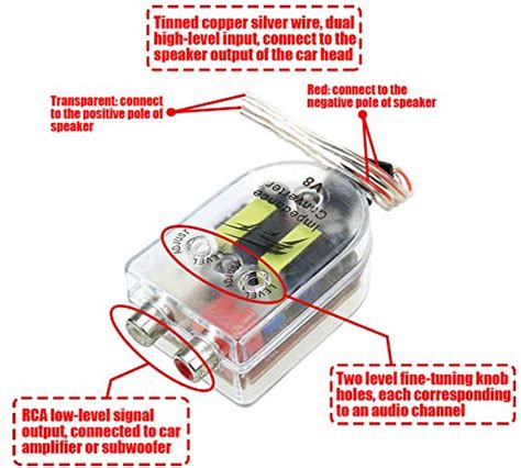Speaker Level Input Car Amplifier The Op Should Just Use The Speaker Level Inputs On The