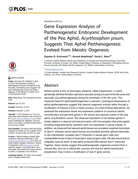 Pdf Gene Expression Analysis Of Parthenogenetic Embryonic Development
