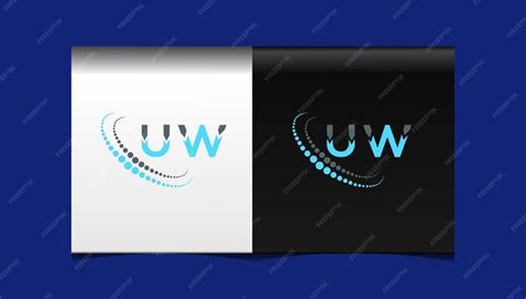 Premium Vector Uw Initial Modern Logo Design Vector Icon Template
