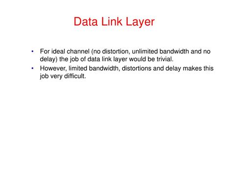 PPT The Data Link Layer PowerPoint Presentation Free Download ID