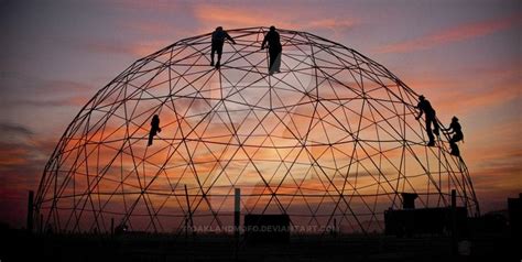Burning Man 2009 Darwin Dome Dome Dome Structure Geodesic Dome