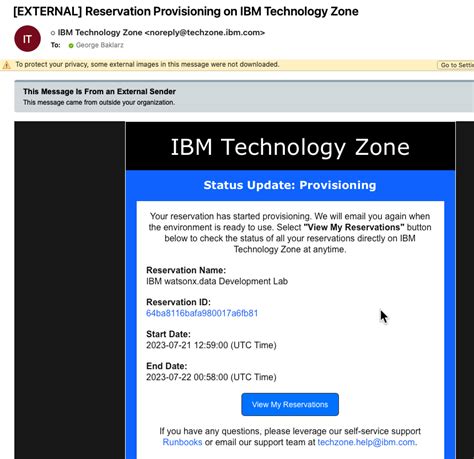 Requesting An Image Watsonxdata Lab