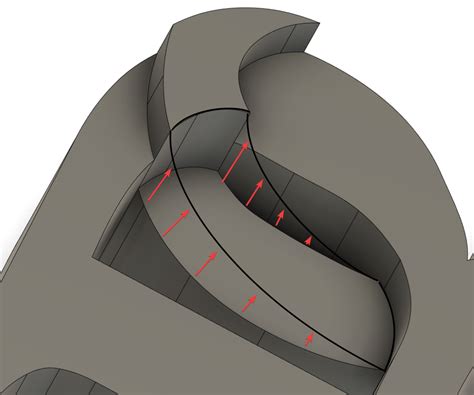 curved not tapered extrusion autodesk community