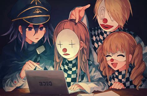 Ouma Kokichi And Dice Members Danganronpa And 1 More Drawn By Nemari