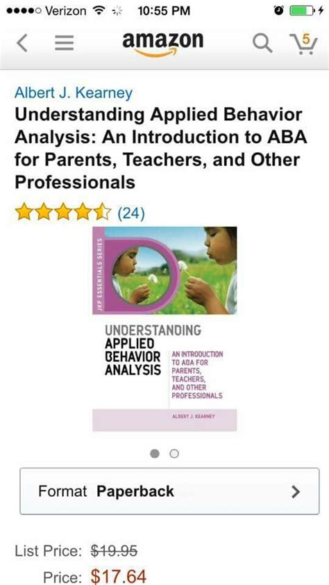 Intro Aba Book Book Worth Reading Kearney Applied Behavior