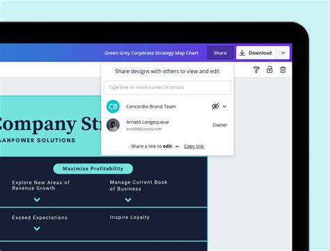 Free Online Strategy Map Maker Design A Custom Strategy Map In Canva
