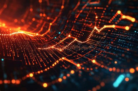 Symbolizing The Power Of Digital Information An Abstract