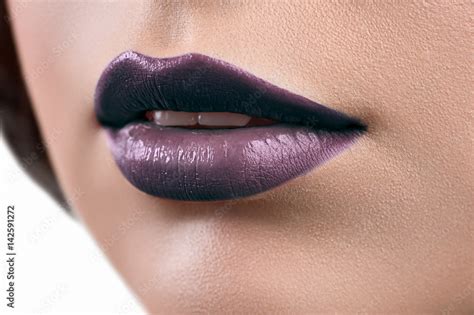 Dark Purple Lipstick