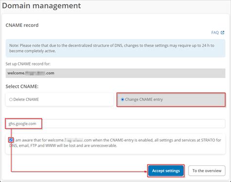 Manage Dns Records All Information Strato