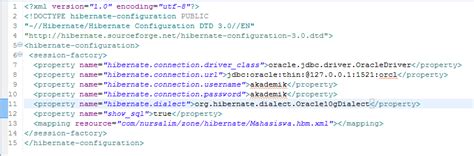 Contoh Program Integrasi Hibernate ORM Oracle G Menggunakan XML Mapping Zona Belajar Java