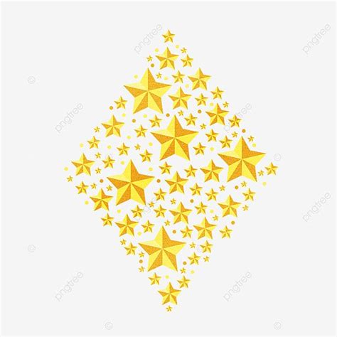 Ромб рисованной звезды Png бриллиант Ручной росписью звезда Png картинки и пнг Psd рисунок