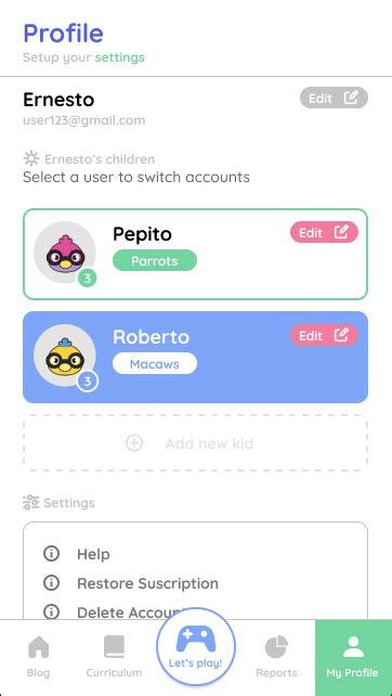 How Do I Switch Profiles Loritos World