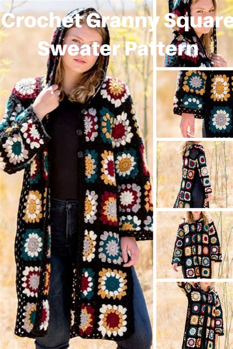 Free Crochet Granny Square Cardigan Patterns Pattern Inspiration Daily