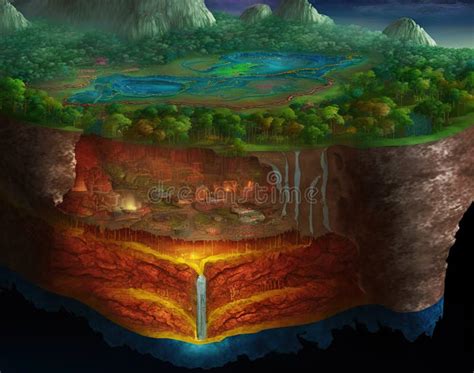 Cross Section Subsurface Stock Illustrations 11 Cross Section