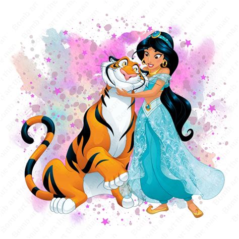 Princess Jasmine Png Watercolor Background Princess Jasmine Clipart