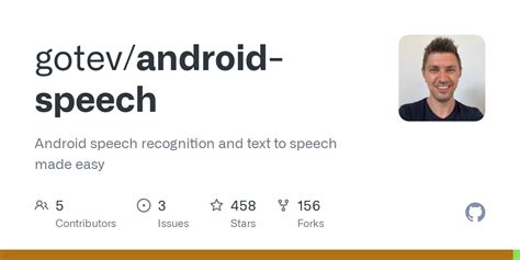 GitHub Gotev Android Speech Android Speech Recognition And Text To Speech Made Easy