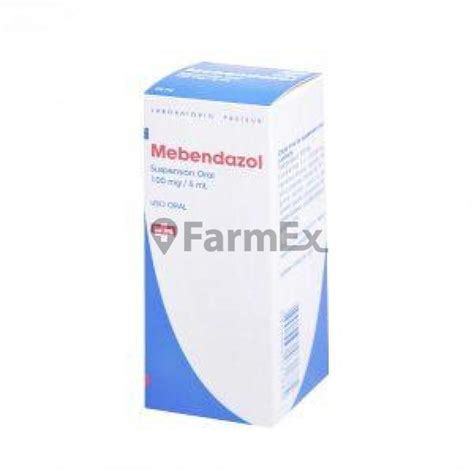 Mebendazol Suspensión Oral 100 Mg 5 Ml X 35 Ml
