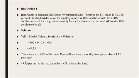 Value At Risk PPTX