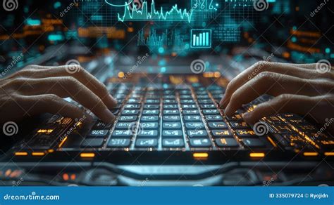 Futuristic Keyboard Stock Illustration Illustration Of Accents 335079724