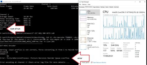 SvtHevcEncApp Hangs And Reports Overflow And Other Errors Issue 588 OpenVisualCloud SVT