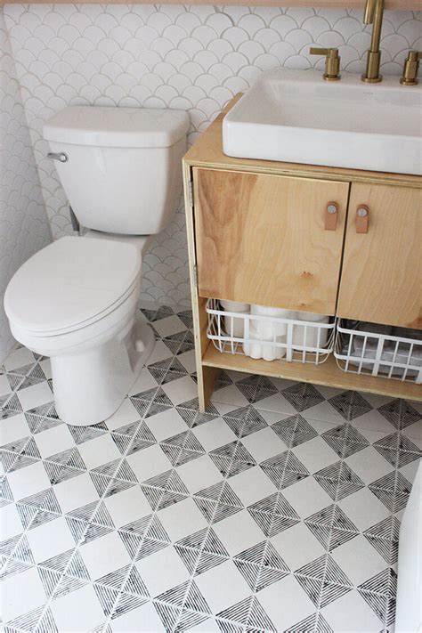 How To Stencil Tile Lauren Koster Creative