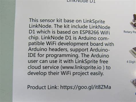 LinkSprite LinkNode D ESP Sensor Kit EBay