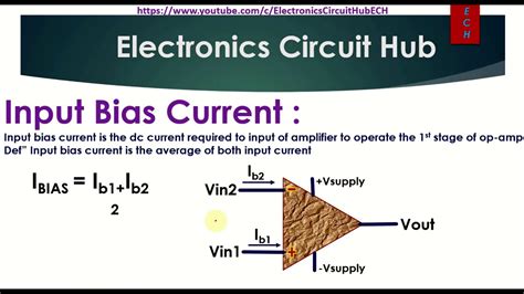 Understanding Op Amp Input Bias Current How It Affects Op Amp