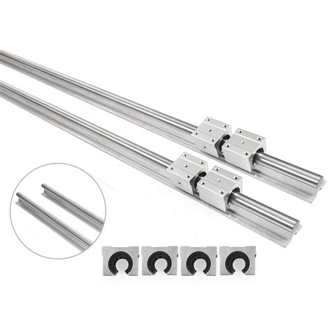 Domestic SBR 2PCS SBR16 16mm Linear Rail Guide 300 400 500 600 1000 1200 1500 Mm Fully Slide
