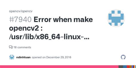 Error When Make Opencv Usr Lib X Linux Gnu Libgio So Undefined Reference To G