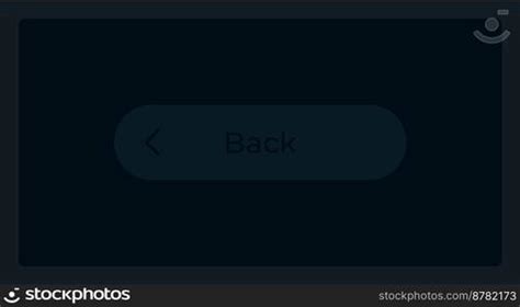 Normal Button Ui Element Template User Behaviour Editable Isolated Vector Dashboard Component