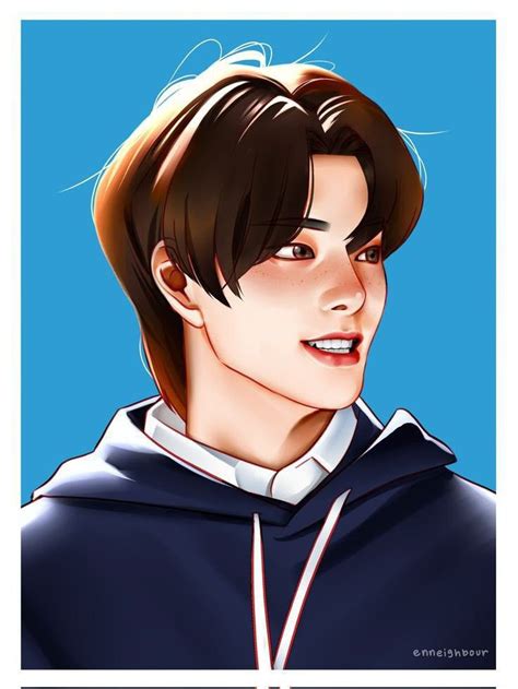 Pin By Roseengene On Enhypen Fanart Kpop Drawings Cute Drawings