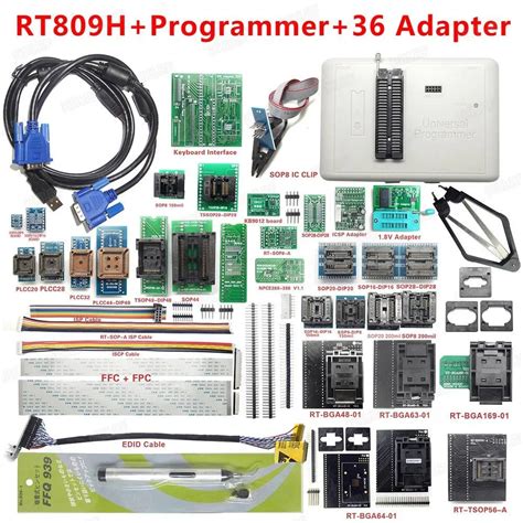 Wholesale Universal RT H EMMC Nand Flash Programmer With Adapters And Cables Comprehensive