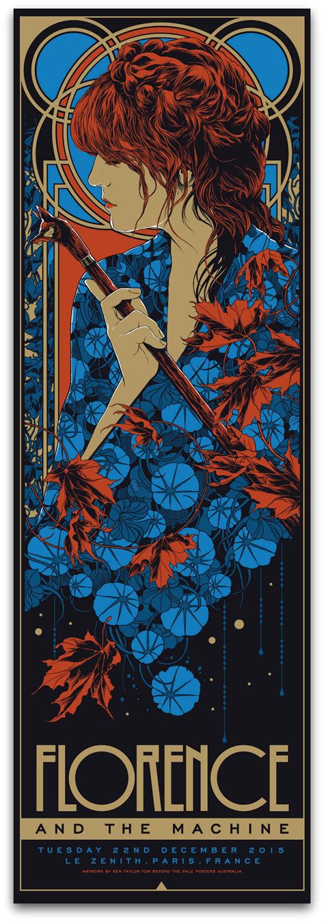 “florence And The Machine Paris France 2015” By Ken Taylor Florence
