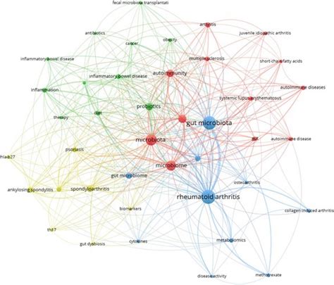 Author Keywords Co Occurrence Network Visualization Map Four Clusters Download Scientific