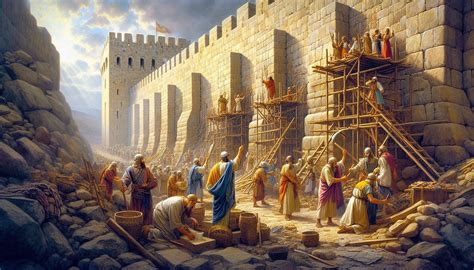 Rebuilding Walls Of Jerusalem Nehemiah 1