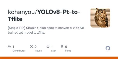 GitHub Kchanyou YOLOv Pt To Tflite Single File Simple Colab Code To Convert A YOLOv